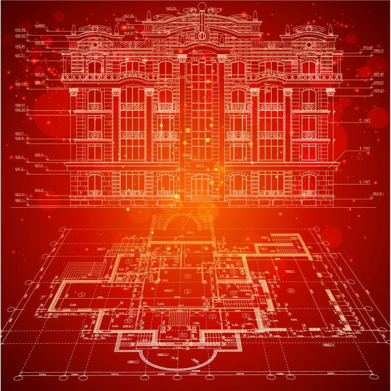 建筑和图示的矢量设计图片-3D建筑和设计图纸的矢量设计素材-高清图片-摄影照片-寻图免费打包下载
