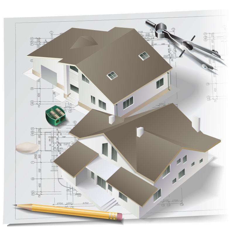 现代建筑的3D设计矢量图片-现代建筑的三维模型和设计矢量素材-高清图片-摄影照片-寻图免费打包下载