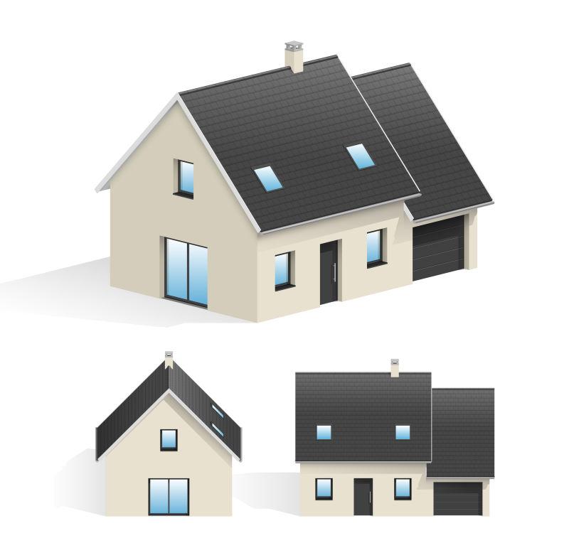 矢量房屋元素图片-矢量房屋元素设计素材-高清图片-摄影照片-寻图免费打包下载