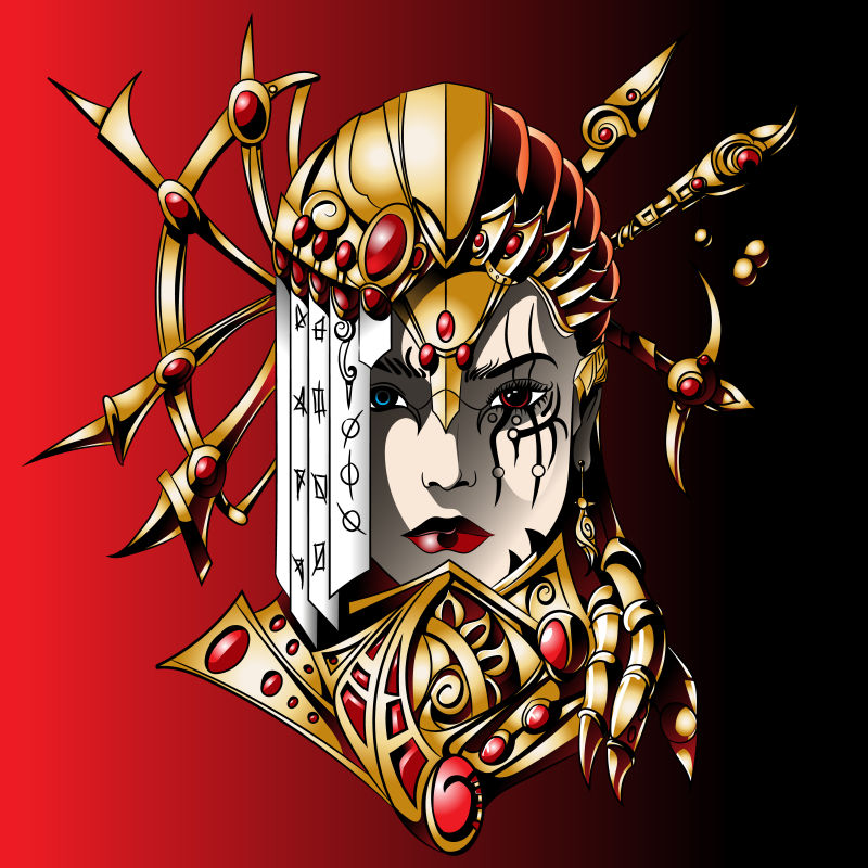 金色西装里的女祭司素材 高清图片 摄影照片 寻图免费打包下载