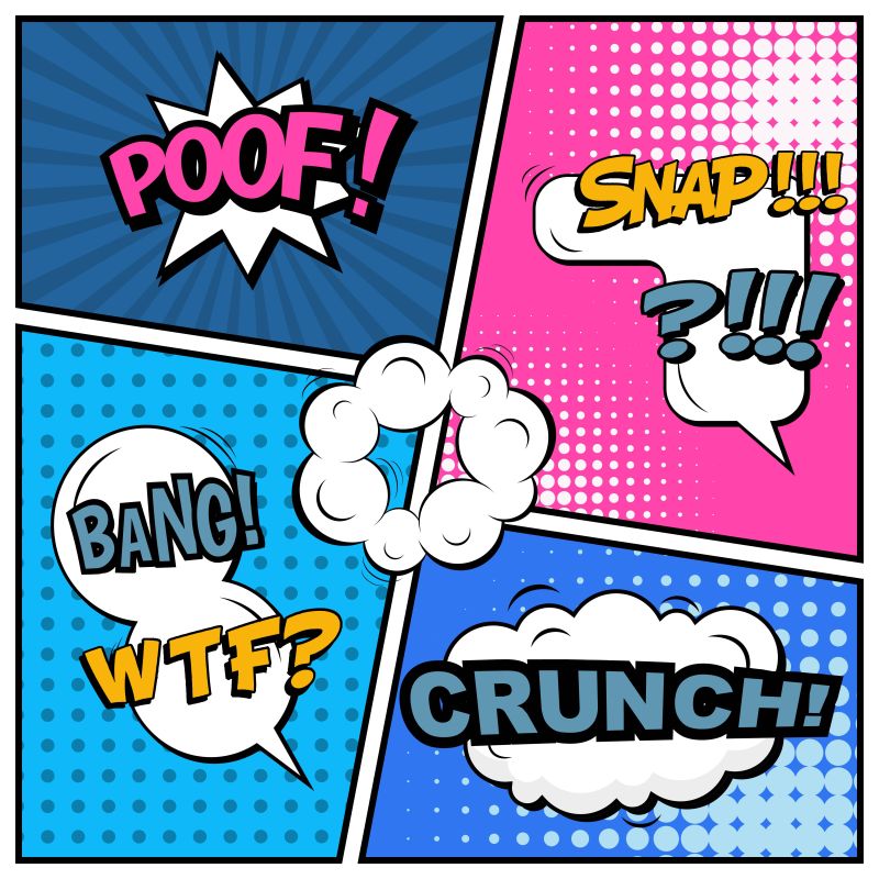 矢量漫画对话框设计图片 抽象矢量现代艺术风格的漫画对话框海报设计素材 高清图片 摄影照片 寻图免费打包下载 